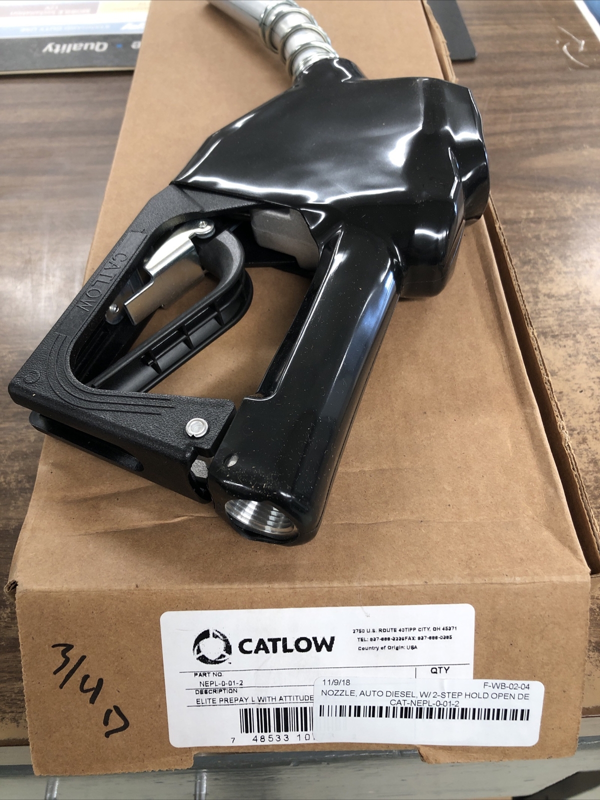 Catlow Nozzle Auto Diesel, W/2 Step Hold Open, 3/4in OFM NEPL-0-01-2 | eBay