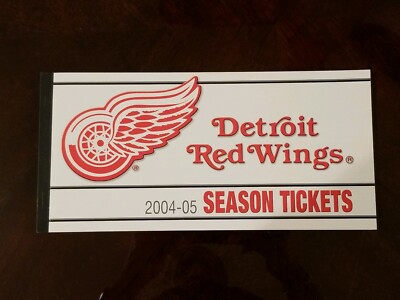 Detroit Red Wings 2004-05 Full Unused Season Ticket Set For ALL 46 ...