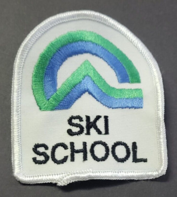 Ski School Patch 2.75"X 3" Skiing | eBay
