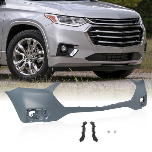 Front Upper Bumper Cover Primed For 2018-2021 Chevy Traverse GM1014134 ...