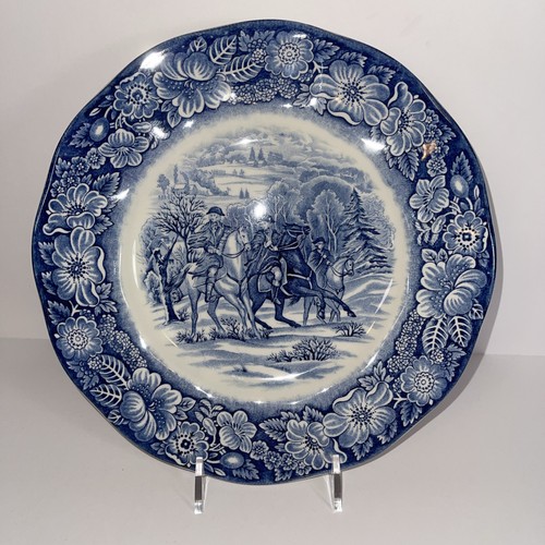 Liberty Blue Lunch Plate 8.5 in Washington at Valley Forge ...