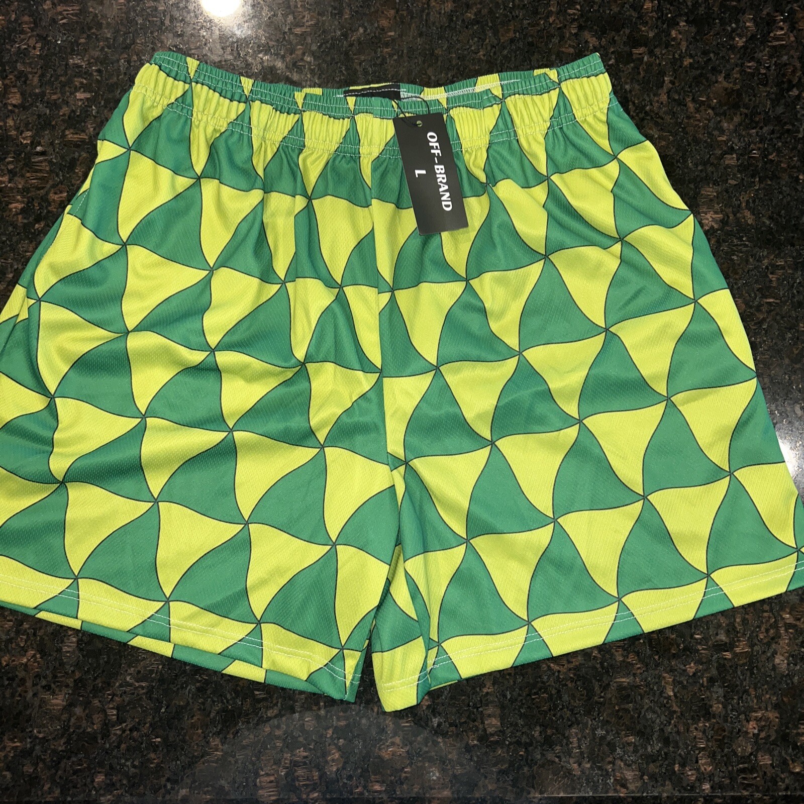 Off Brand Apparel Designer Print Shorts Size Large | eBay