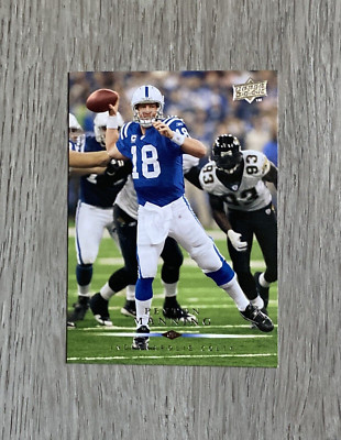 2008 NFL Upper Deck Football | Peyton Manning | #80 | Indianapolis ...