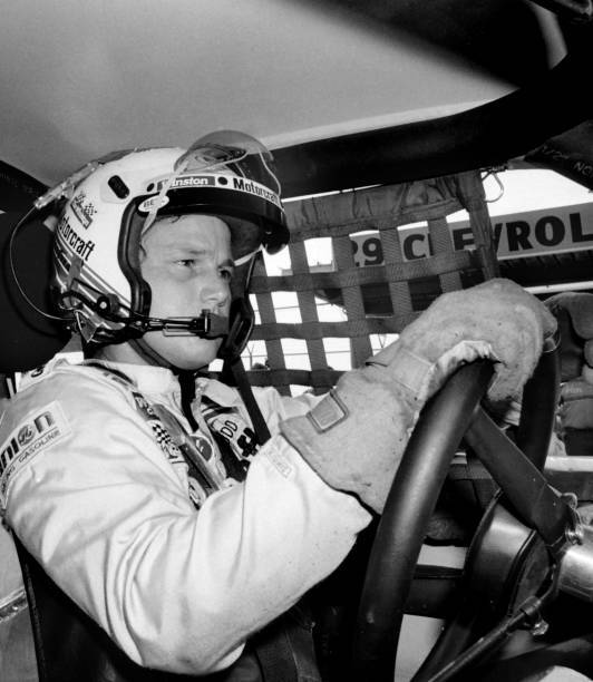 Ricky Rudd Sits In His Racecar Prior To The Start Of The 1985 OLD PHOTO ...