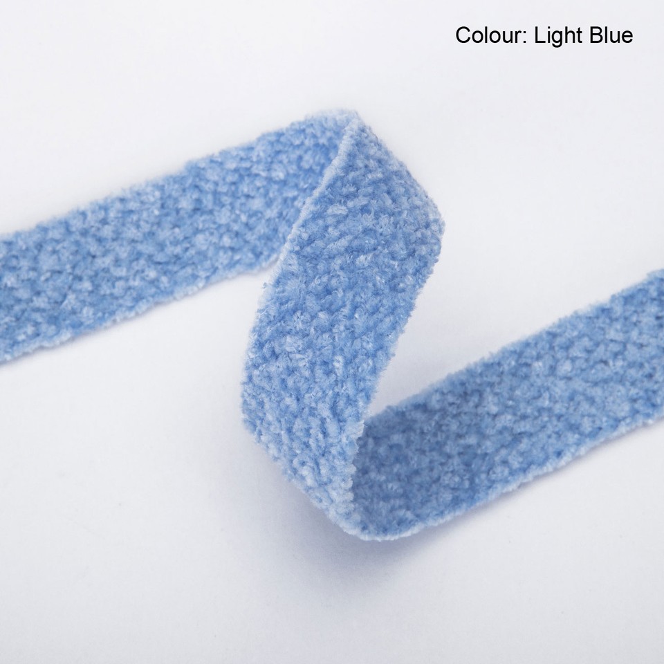 Neotrim Pure Chenille Yarn Ribbon Trimming,Texture Velour Handle ...
