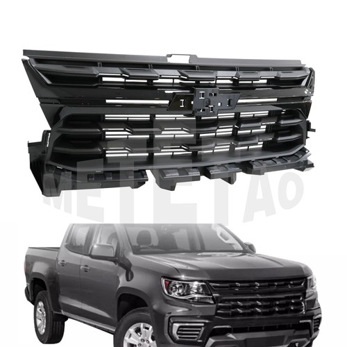 Front Upper Grille With Gloss Black Trim For 2021-22 Chevrolet Colorado ...