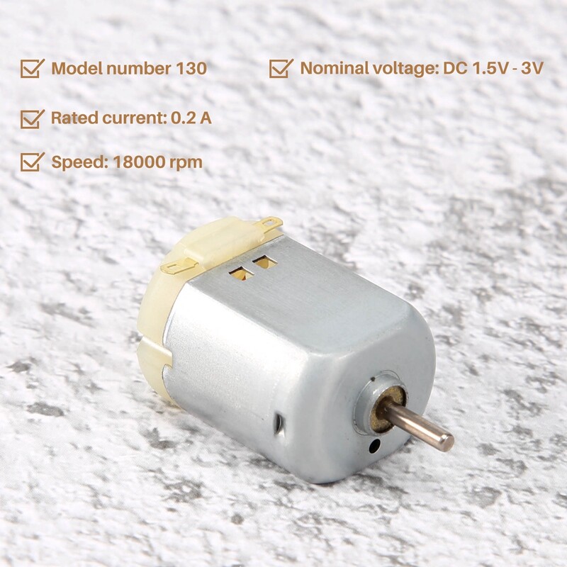 DC 1.5V - 3V Electric Motor 18000 RPM, DIY Toy Hobby X2B36532 ...