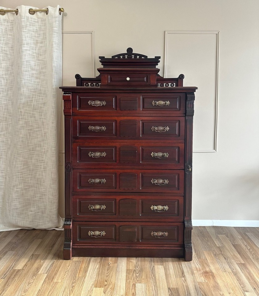 Eastlake Butler's Chest with Sidelock Bar c.1890 | eBay