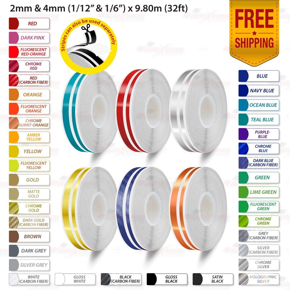 Roll PIN STRIPE Car PinStriping Body Decoration Line TAPE Decal Vinyl ...