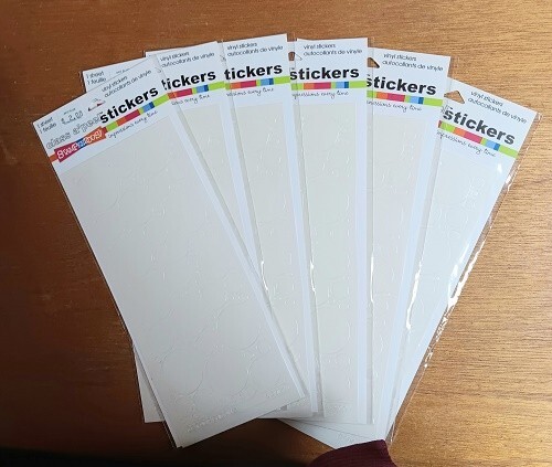 Stampendous Vinyl Class A'Peel Stickers Jumbo Circles #AC964DS Crafting ...