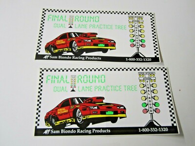NHRA Original Sam Biondo Racing Dual Lane Practice Tree Drag Racing ...
