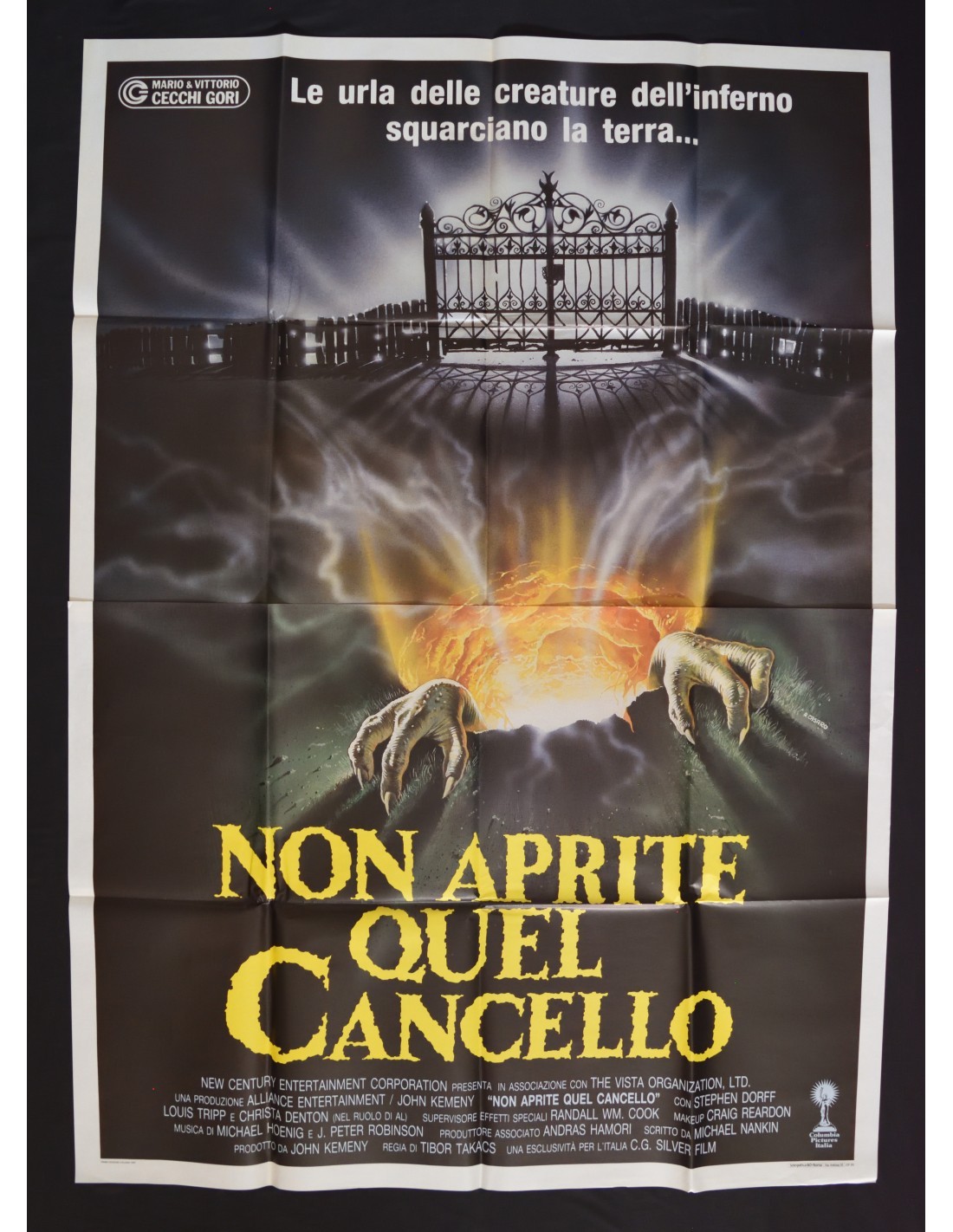 Poster DO NOT OPEN THAT GATE The Gate Stephen Dorff Zombie Nankin A460 ...