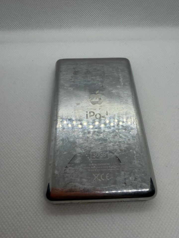 Apple Ipod Classic 5th 5.5 Generation Black 30GB Wolfson Video Dac ...