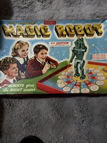 The Amazing Magic Robot Board Game Merit Family Fun 4th Edition 1953 ...