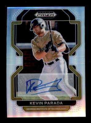 KEVIN PARADA 2022 PRIZM DRAFT PICKS ROOKIE SILVER PRIZMS AUTOGRAPH AUTO ...