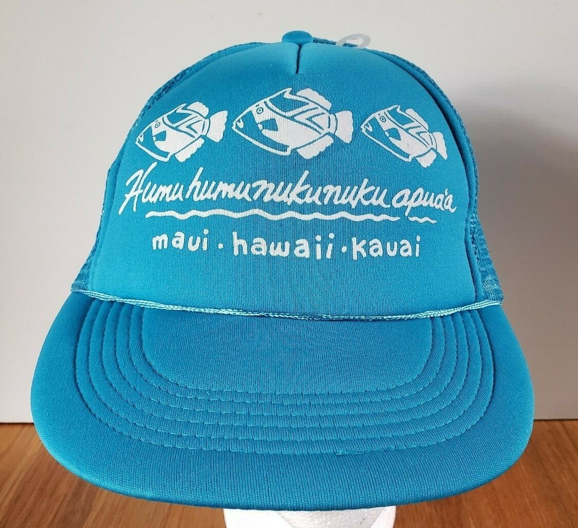 HumuHumuNukuNukuApua'a Maui Hawaii Kauai Trucker Hat Snapback Cap | eBay