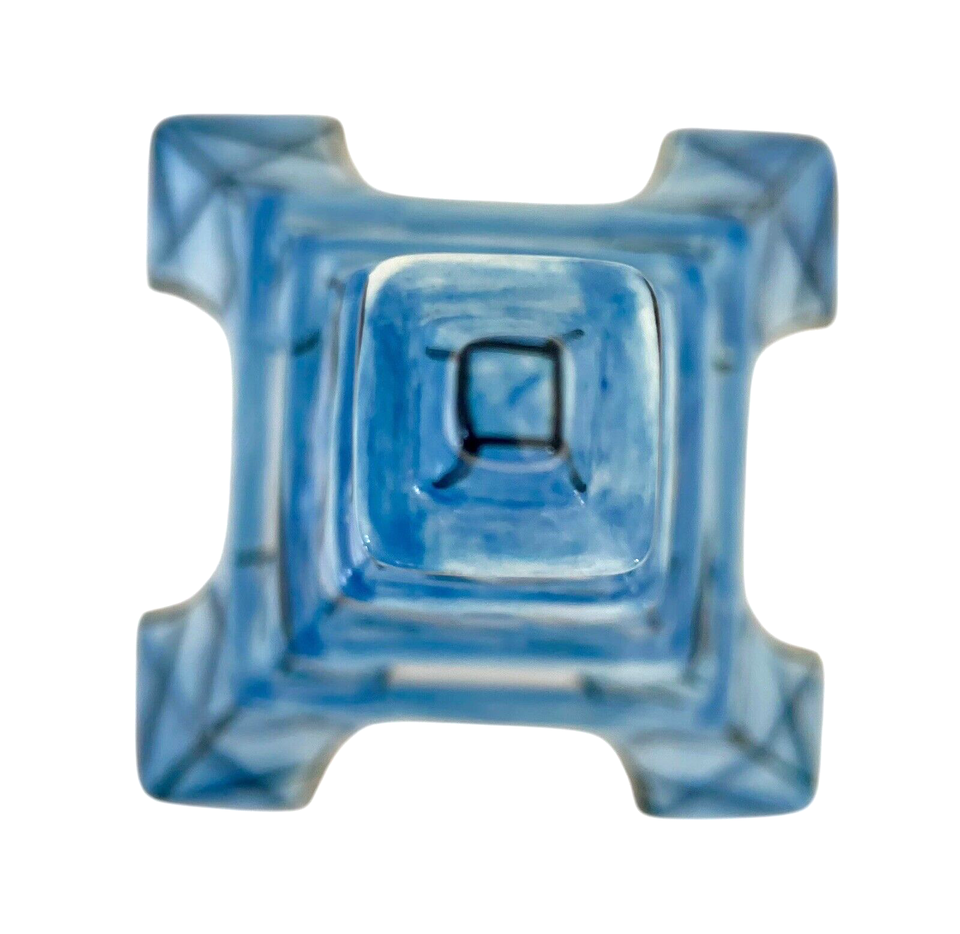 Jennifer Brinley Eiffel Tower Salt Pepper Shaker 5” Tall Blue | eBay