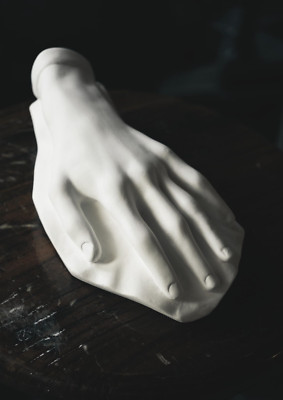 Frédéric Chopin's Hand Plaster Cast Sculpture, Handmade by Nicholas H ...