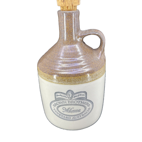 Vintage Brown Brothers Milawa Stone Empty 750ml Port Bottle with Cork ...