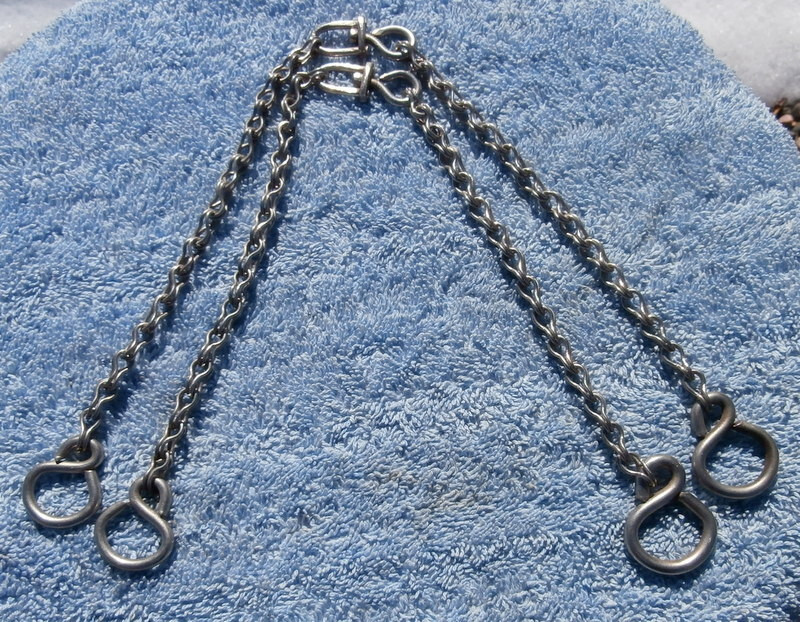 Horse Bridle Rein Chains with Swivel in Center | eBay