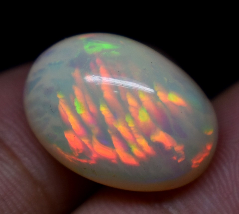 Only At My Shop! AAA+ Honeycomb Fire 15.80 Carat Natural Ethiopian Opal ...