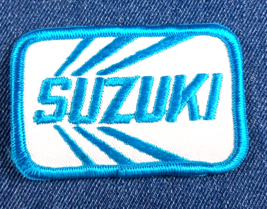 Vintage Suzuki Logo Suzuki Vintage Script EMBLEM Etsy