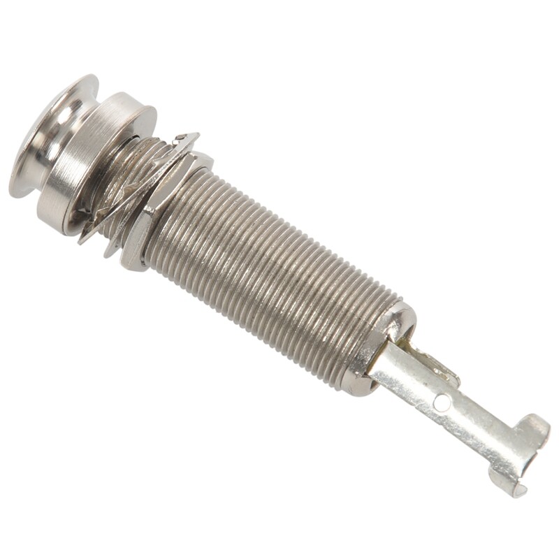 10PCS Guitar Pickup Endpin Output Jack Nickel Strap Lock Chrome L3U8U8 ...