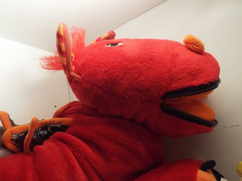 Stuffies Blaze the Red Dragon Stuffed Animal Plush w/Hidden Pockets 28 ...