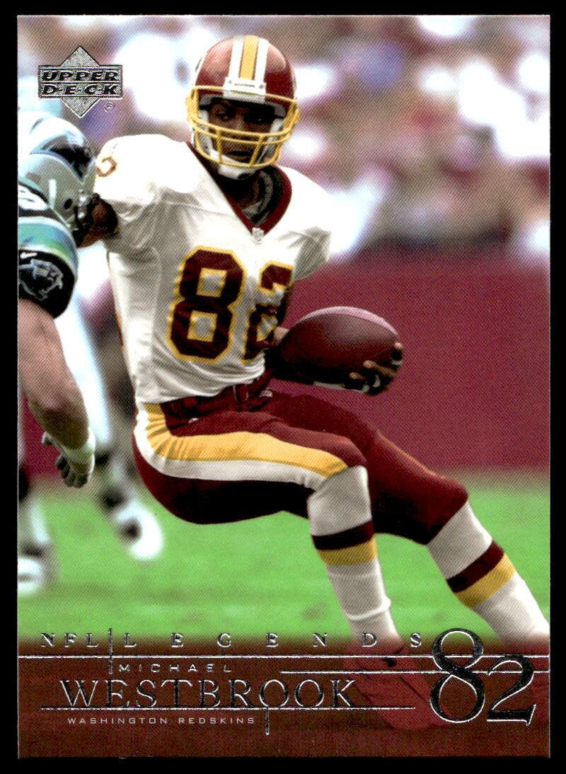 2001 Upper Deck Legends 89 Michael Westbrook Redskins Football Card | eBay