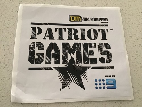 4x4 STICKER, TJM EQUIPPED PATRIOT GAMES, CARS, TRUCKS MACK KENWORTH ...