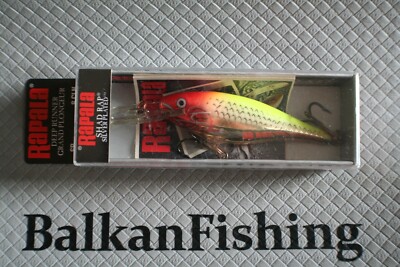 Rapala Shad Rap SR-8/8sm-11gr/Color: CLN / Clown / Silver Plated / Deep ...