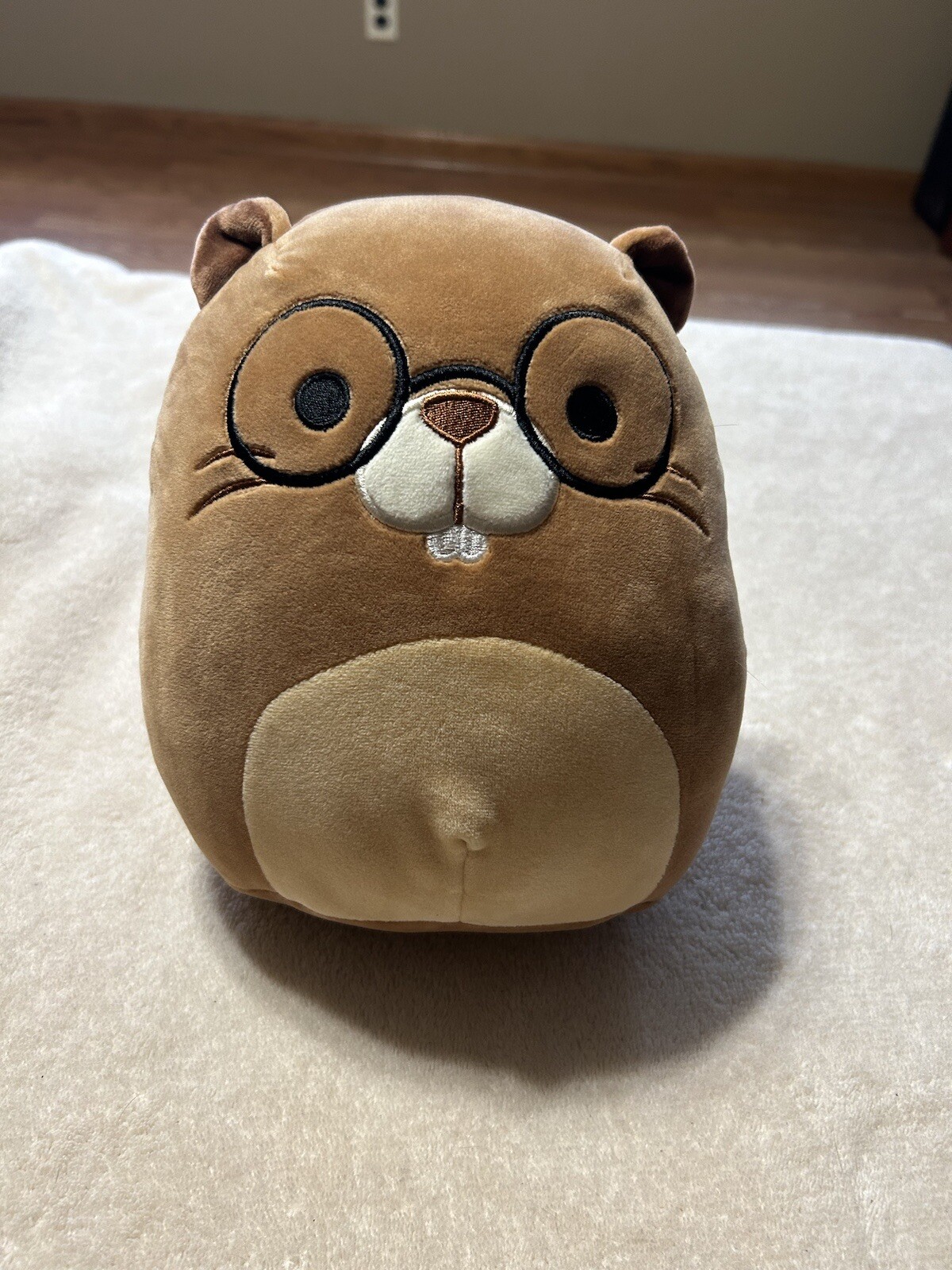 Squishmallows Chip the Beaver with Glasses Plush Doll - Brown, 8” | eBay