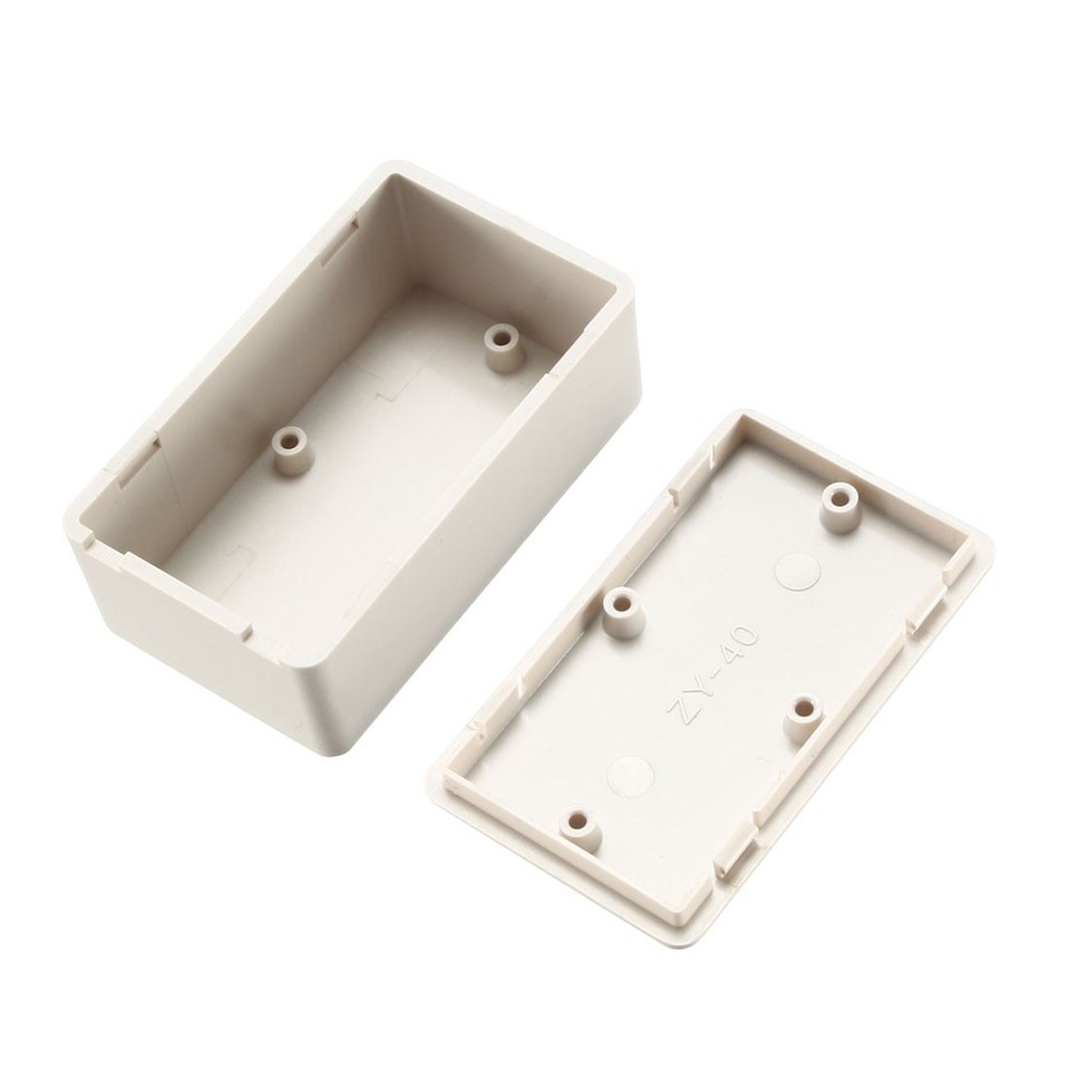 61 x 36 x 25mm Electronic Plastic DIY Junction Box Enclosure Case grey ...