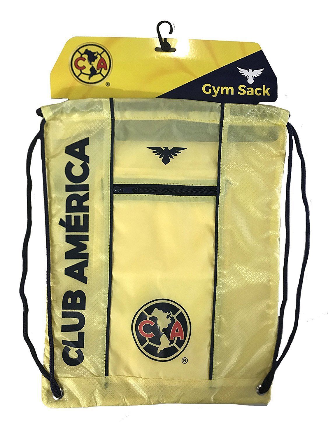 Club America Aguilas Soccer Gym Sack Bag Drawstring Backpack Cinch Bag ...