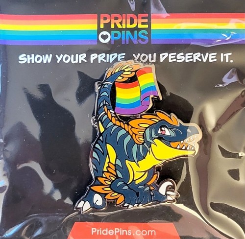 Fursona Pins - #640 - LGBT Raptor - Enamel Pin | eBay