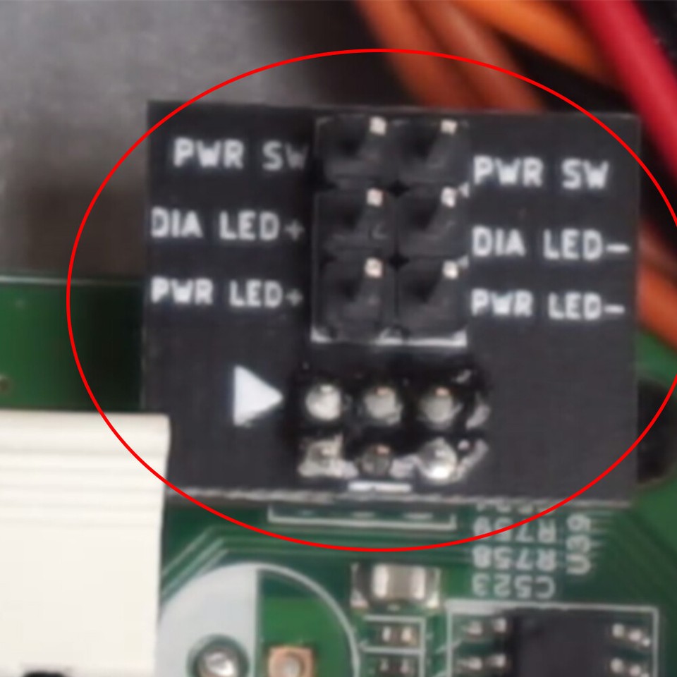 Dell 5/6 Pin Power Button / LED Front Panel Adapter Kit | For Dell ...