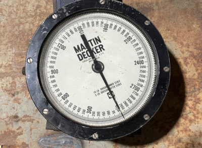 MARTIN DECKER SCALE B926a-0030 0-3000 LBS MADE IN USA | eBay