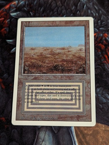 MTG Sticker CEDH Scrubland Dual Land | eBay