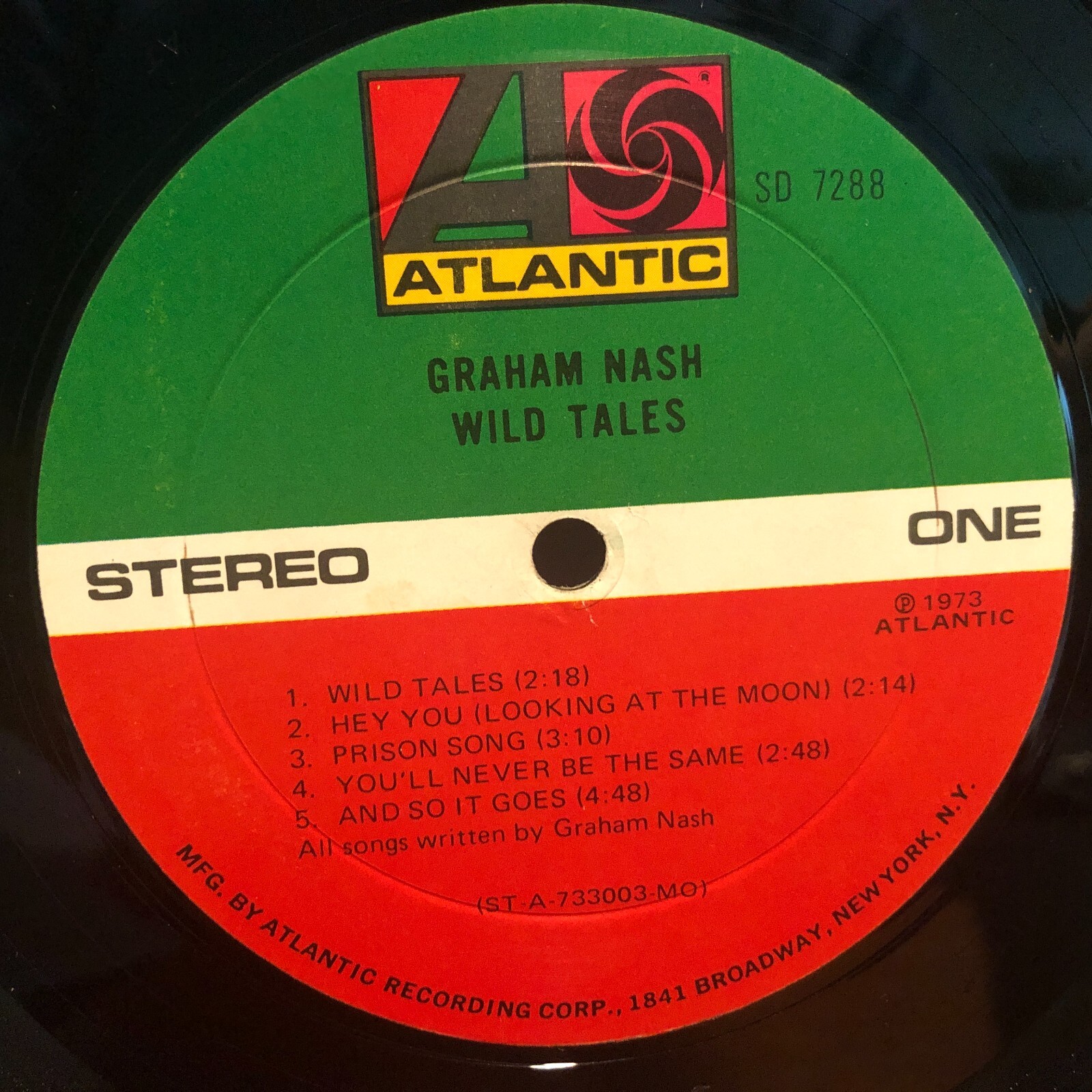 Graham Nash Wild Tales LP Album 1973 Atlantic Records SD 7288 VG+ | eBay