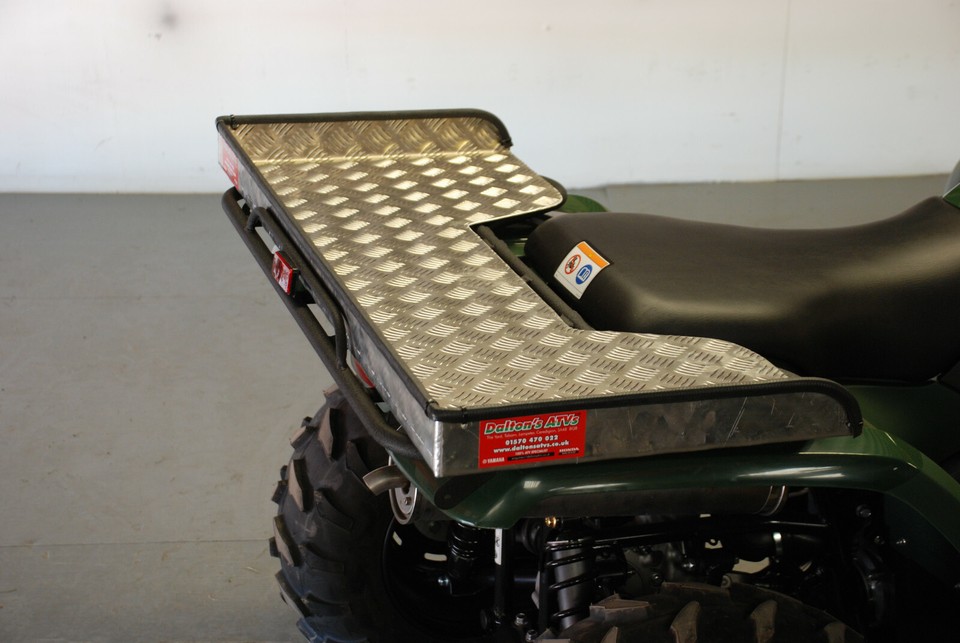 ATV Quad Universal Rear Cargo Alloy Tray, Dog Tray, Alloy checker plate ...