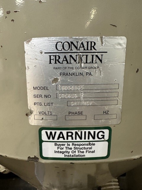 Conair Franklin Plastics dryer with hopper | eBay