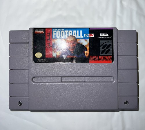 John Madden Football 93 SNES Super Nintendo Game, Cartridge Only. | eBay