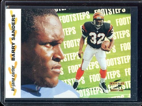 1996 Score Footsteps 3 Barry Sanders / Ki-Jana Carter Detroit Lions | eBay