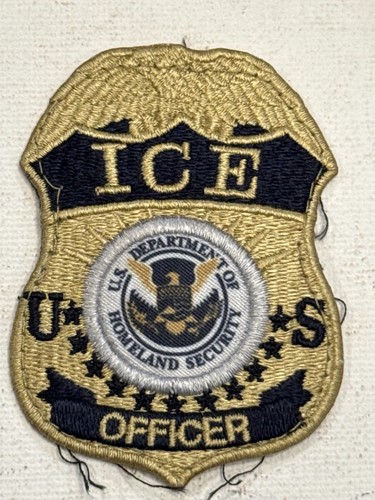 ICE & DHS Sew on Patch emblem appliqué | eBay