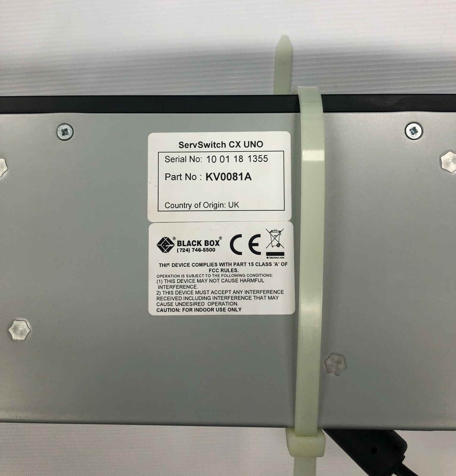 BlackBox ServSwitch CX UNO KV0081A | eBay