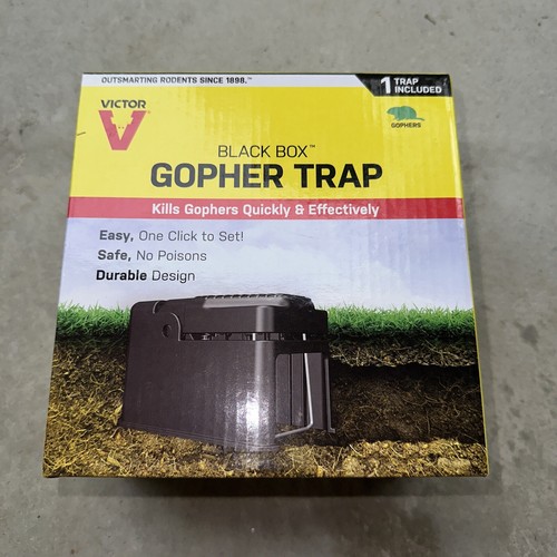 Victor Black Box Gopher Trap - Easy, Safe, Durable | eBay