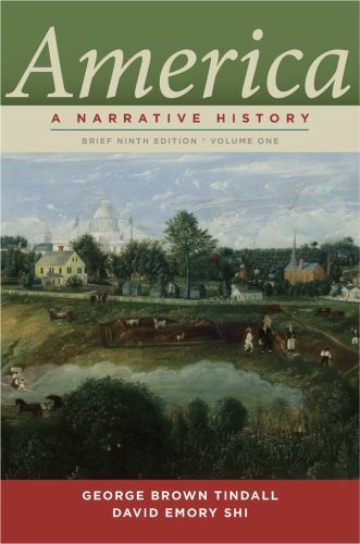 America Vol. 1 : A Narrative History by George Brown Tindall and David ...