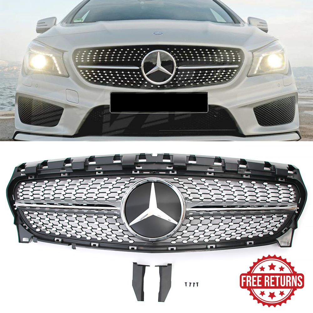 Front Grille Grill For 2013-2019 Mercedes Benz W117 CLA250 CLA180 W ...