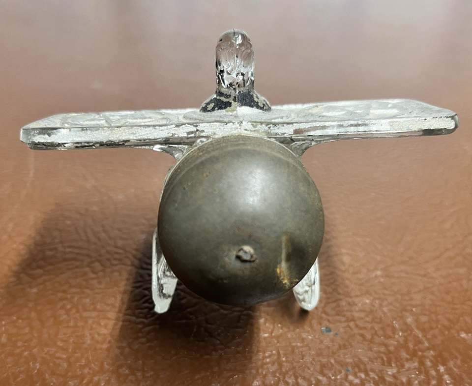 Spirit Of Goodwill Glass Candy Plane with Metal Accents. Honoring ...