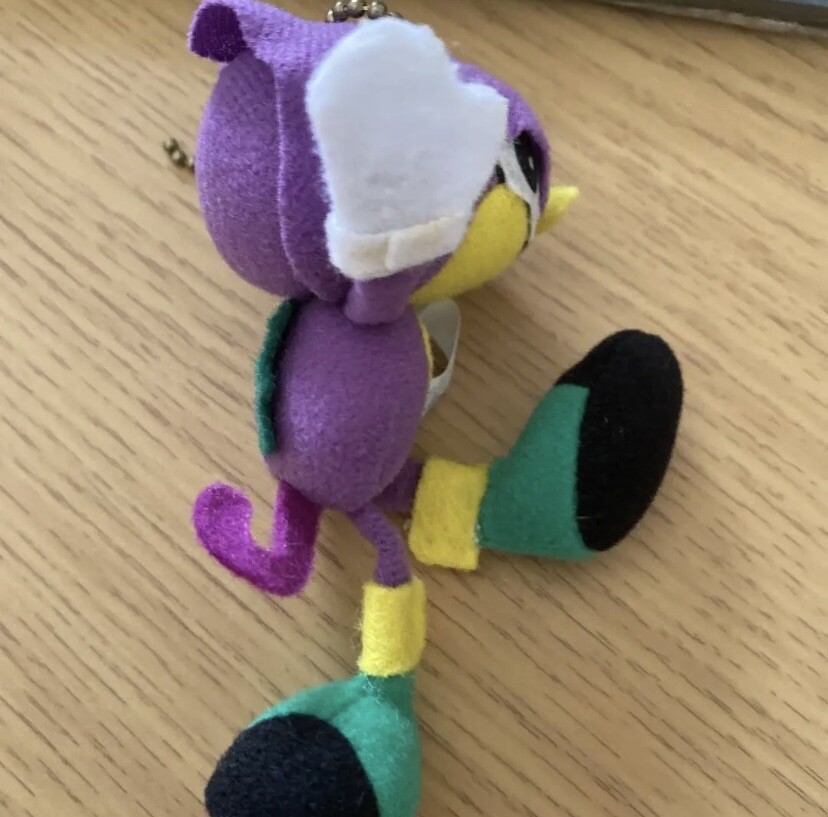 Sonic the Hedgehog Espio the chameleon Sonic fighters 4” plush doll ...